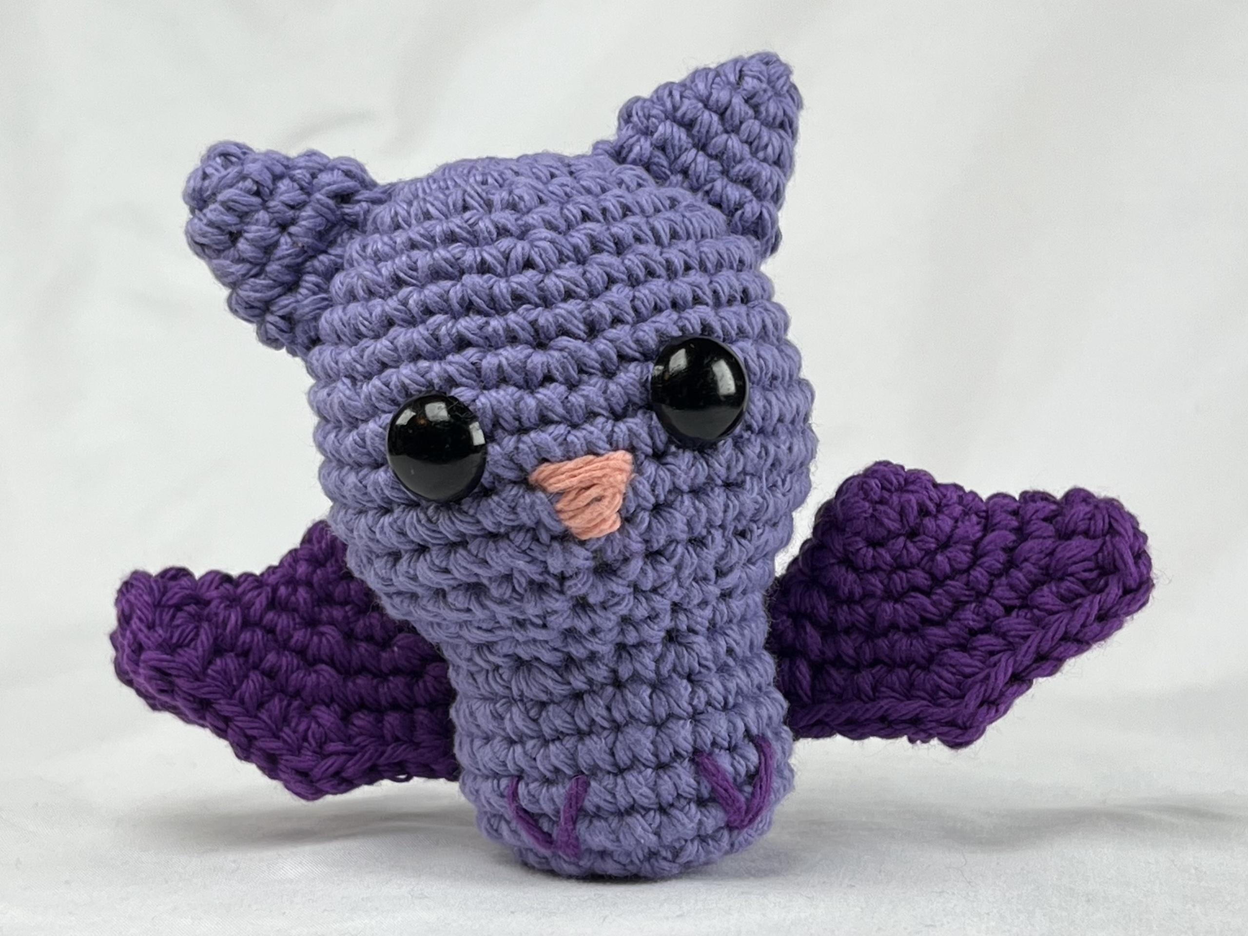 Flappy the Bat – Handmade Crochet Amigurumi – Valerie Bhat